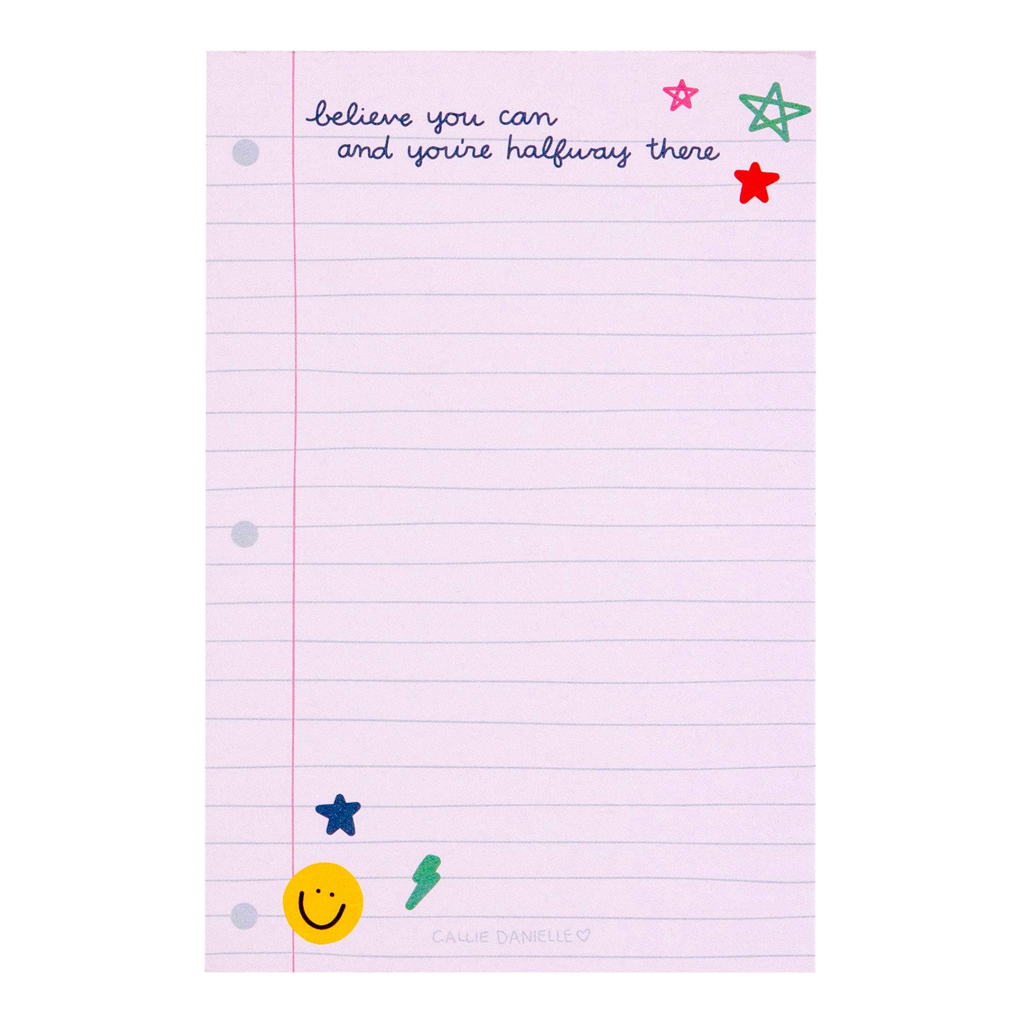 Believe You Can Smiley Notepad – Circle X Country Store