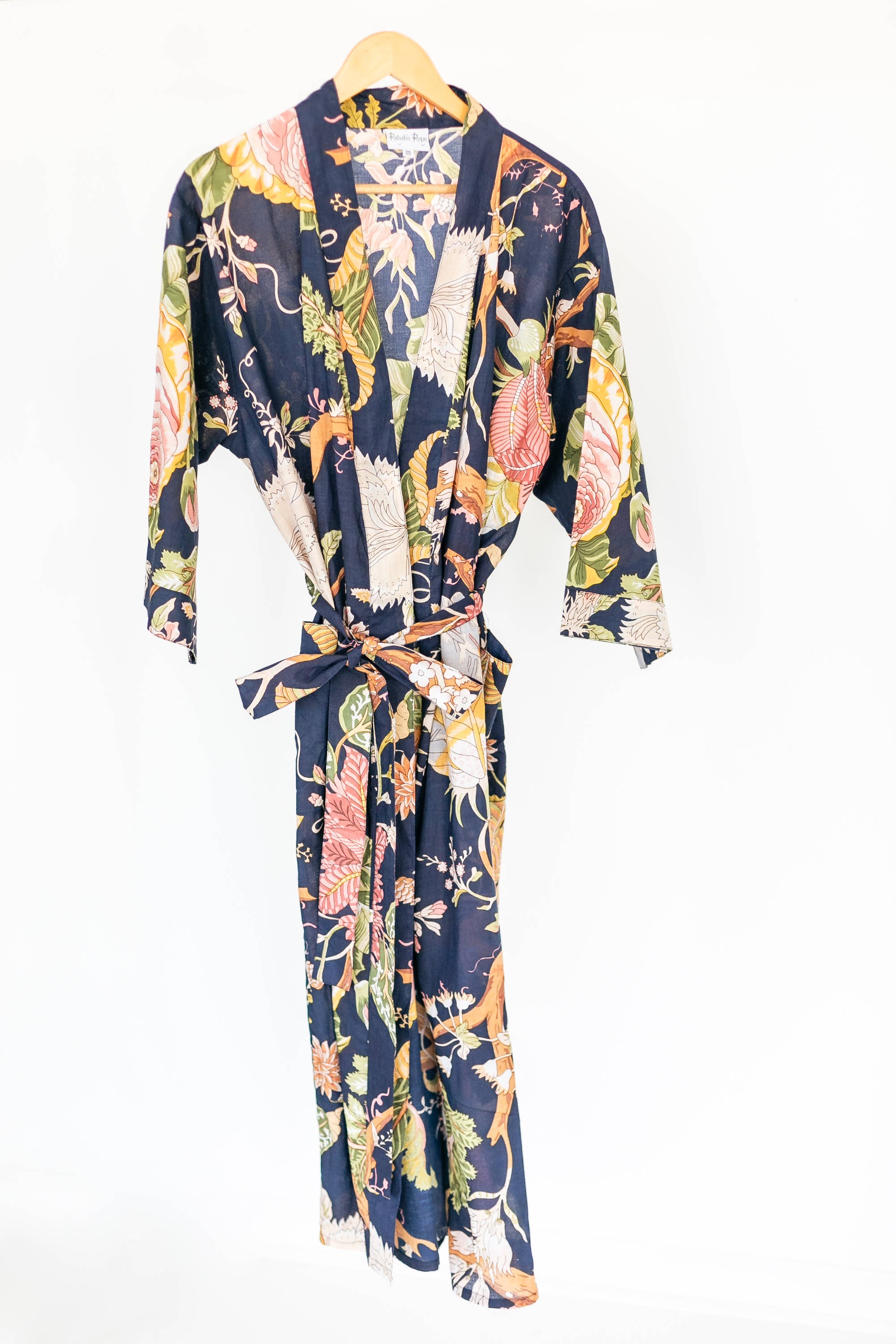 Royal Paradise Block Print Robe – Circle X Country Store