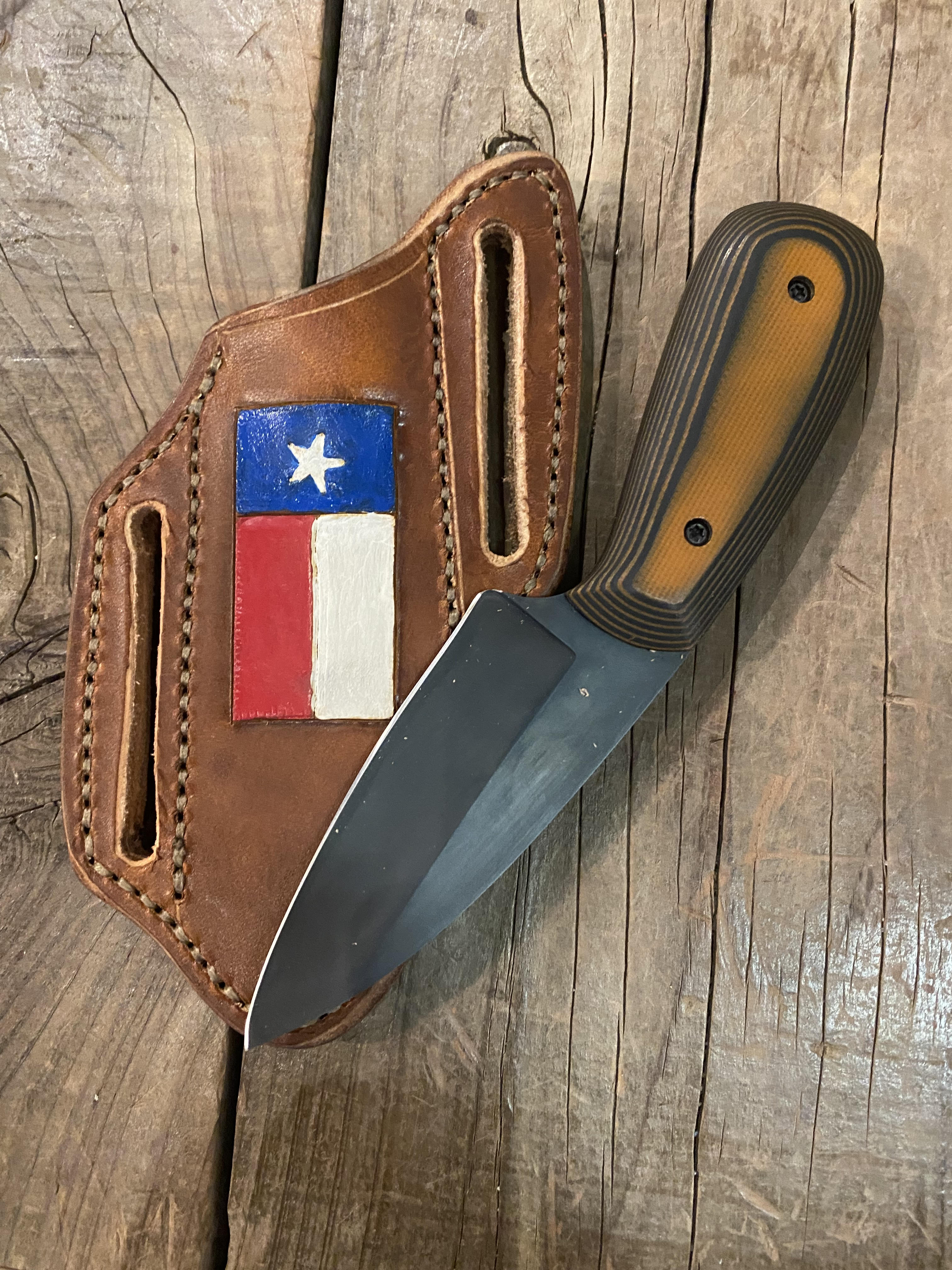 Knife - 3" Blade - G10 Handle - 6" Overall Length – Circle X Country Store